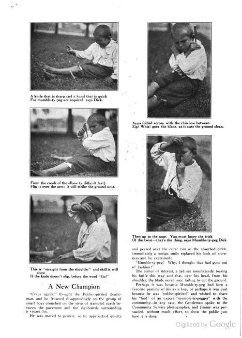 TYWKIWDBI ("Tai-Wiki-Widbee"): Mumblety-peg