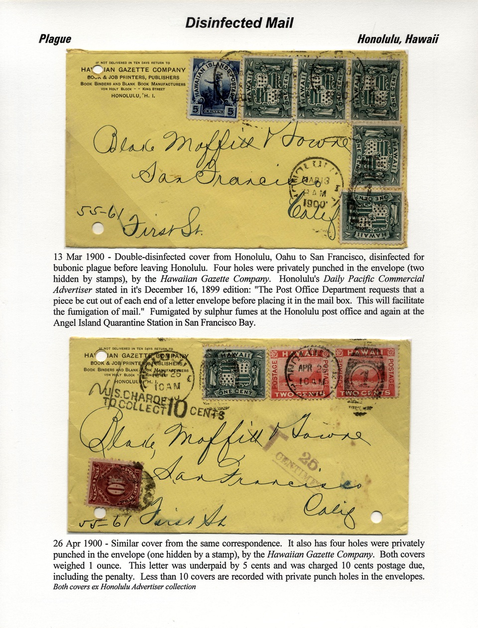 TYWKIWDBI ("Tai-Wiki-Widbee"): A history of disinfected mail