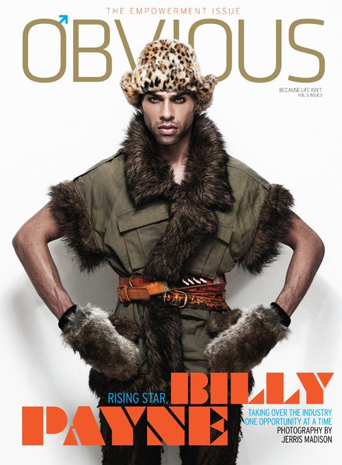 HOP Models & Talent Agency: Billy Payne for Obvious Mag