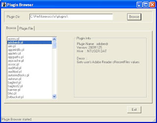 Windows Incident Response: Plugin Browser - New RegRipper Tool