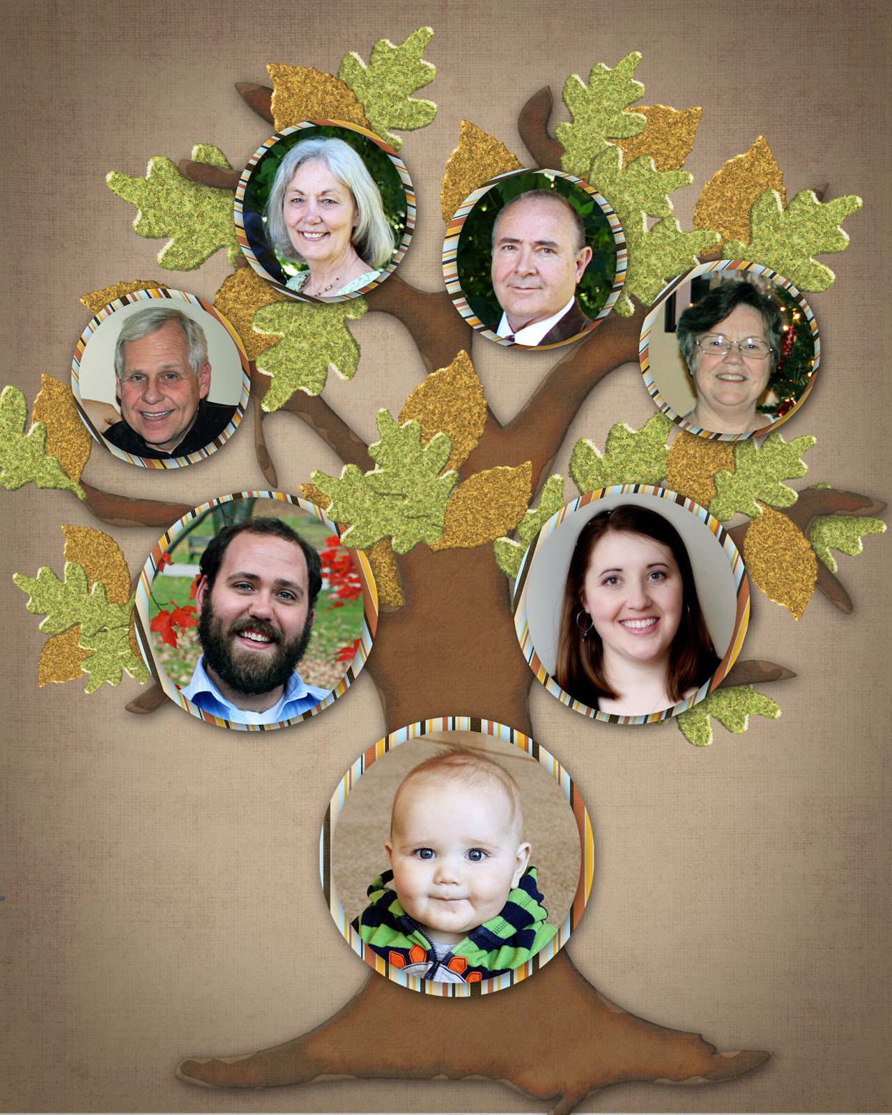 Emily, Mike and Heath: a family tree