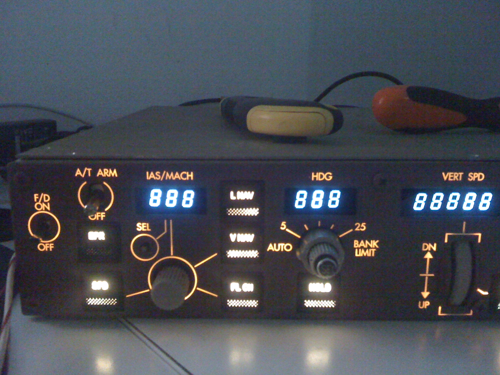 Boeing 767 Simulator Project: MCP complete