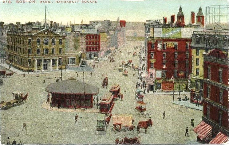 The Boston Recumbent Users Group: Boston's Haymarket Square`