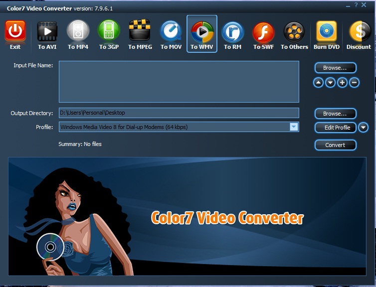 PICHOTO DESCARGAS: color 7 video converter