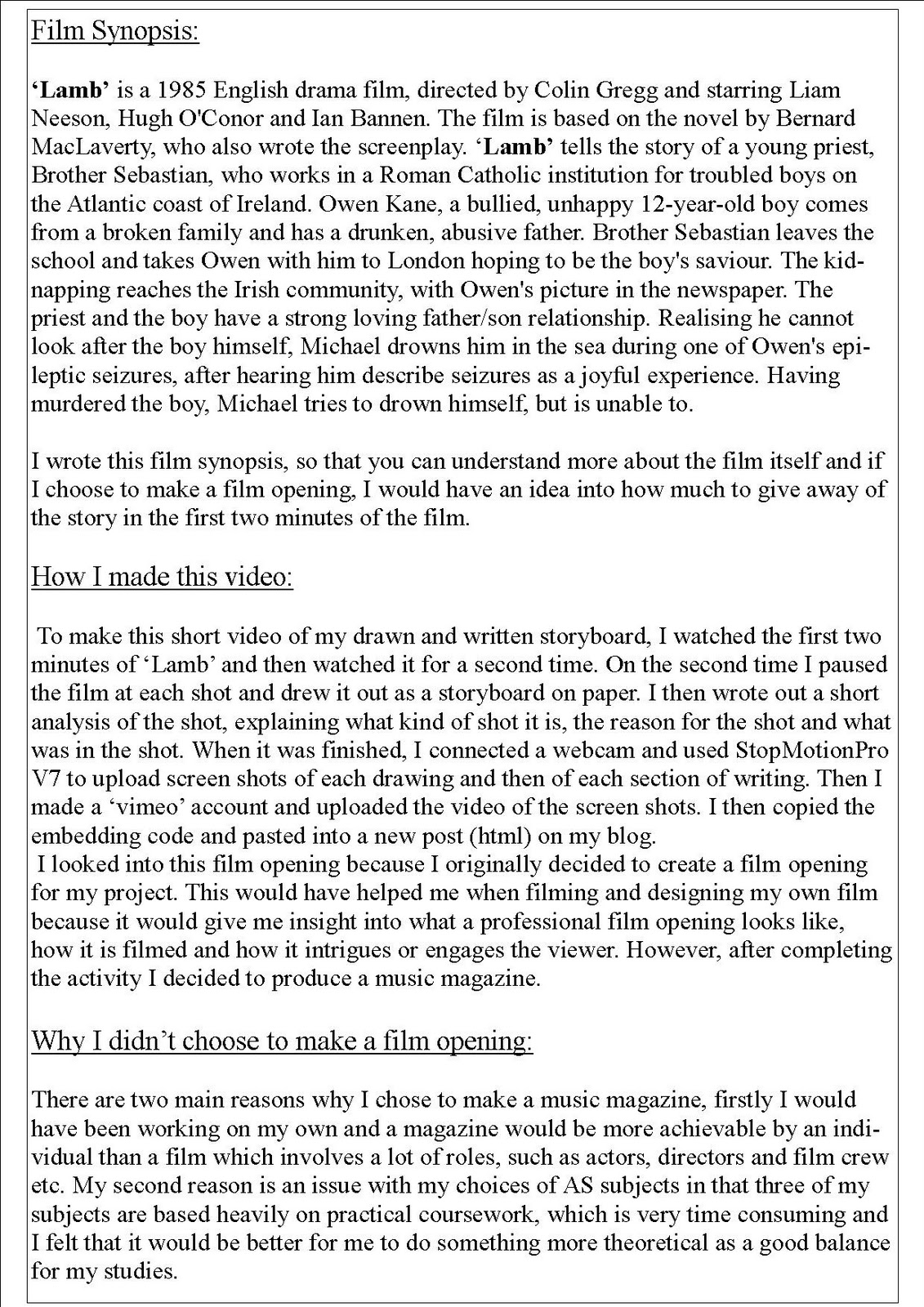 Phoebe.A Year 12 Media: October 2010