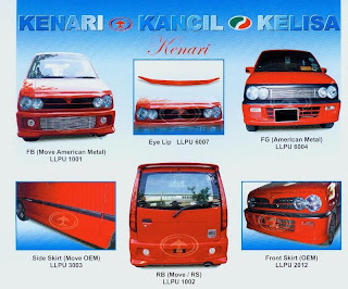 REV MOTORSPORT: kenari bodykit mix & match (MOVE,RS,OEM) PU