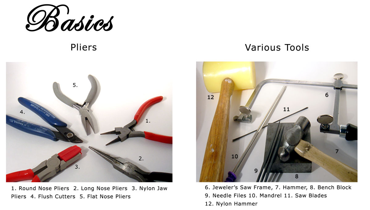 LuxeOrnaments: Basic Wire Skills for Jewelry Making Part 1 Tools