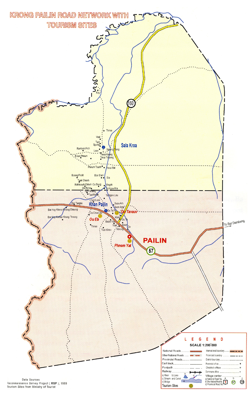 ខេត្តប៉ៃលិន: Map Pailin