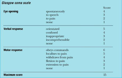 Student Nurse's Station: GLASGOW COMA SCALE