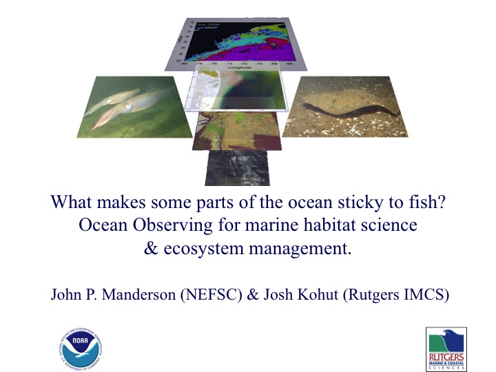 Ecology of Coastal Ocean Seascapes: What makes some parts of the ocean ...