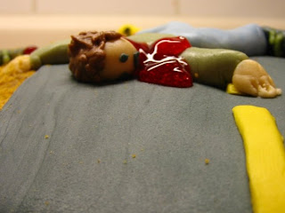 Amber McCabe Cakes: Crime Scene Cake