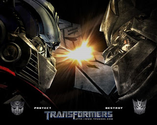 in black and white: transformers!