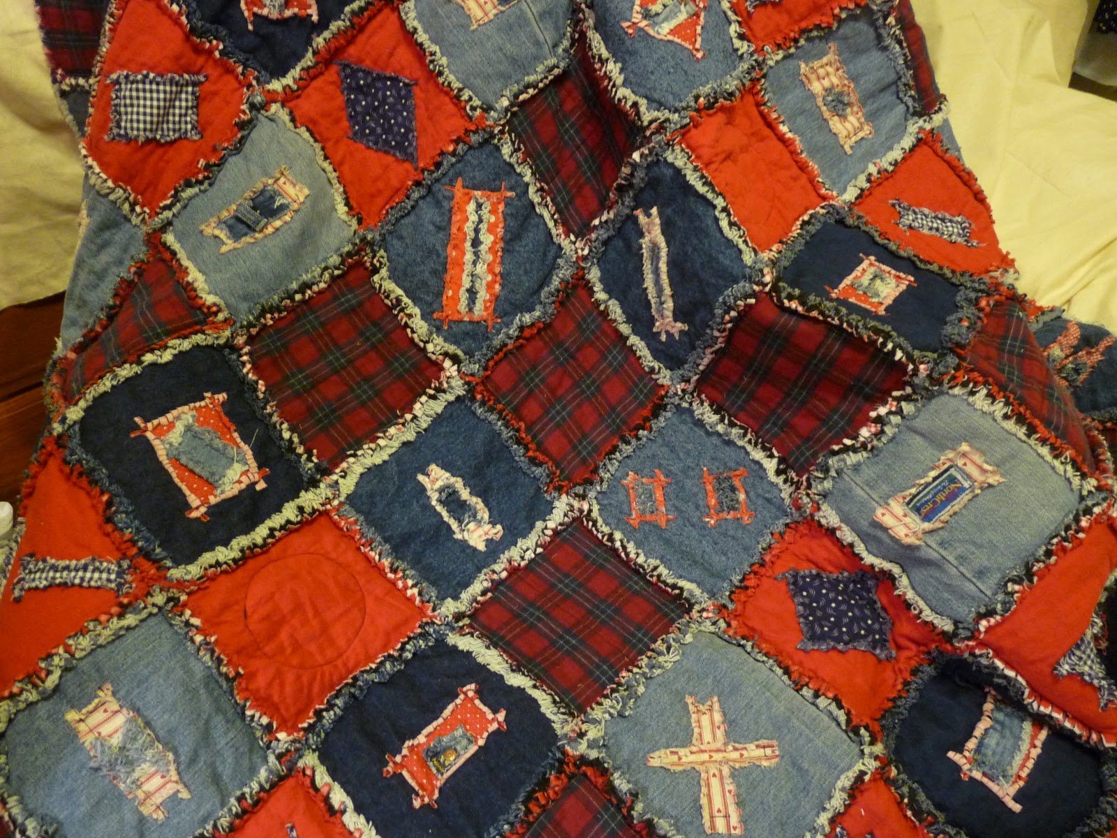 Diane's Dreams & Designs: RAG & LEVI QUILTS