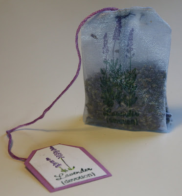Thimbles, Bobbins, Paper and Ink: Lavender Tea Bag Sachet