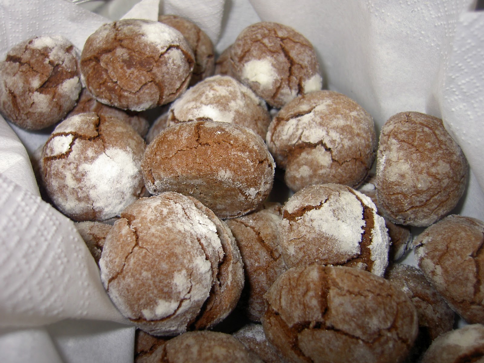 Mi mesa para tres: Galletas craqueladas de Nancy Baggett