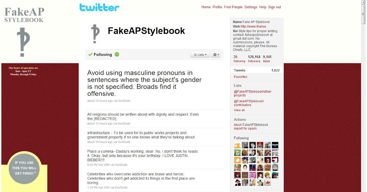 Fake AP Stylebook - FUNNY SITE OF THE DAY with Mike Durrett