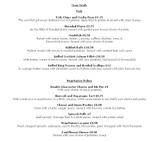 Ask About English: Culture; A Real British Pub Menu