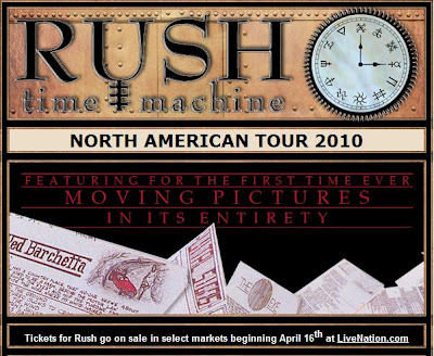 RR234, Rollyview, Alberta, Canada: Rush 2010 Time Machine Tour