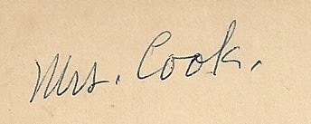 Heirlooms Reunited: Cabinet photo of Mrs. Cook, taken by Westfield ...