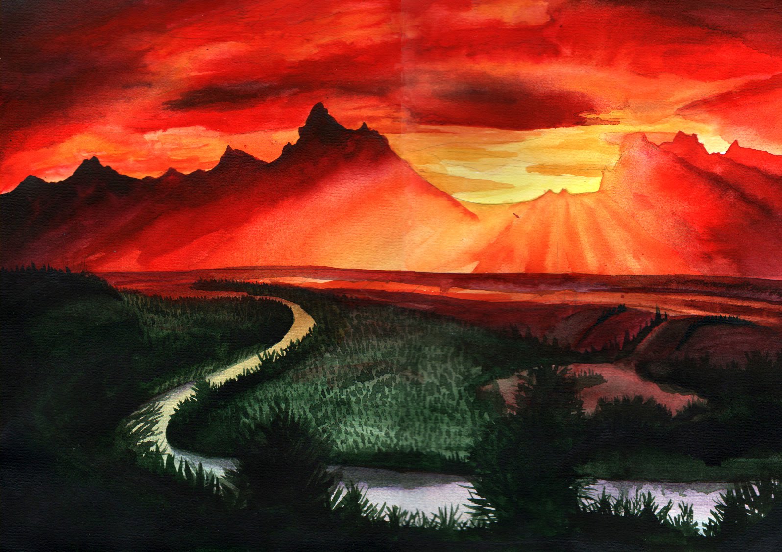Krick's Art: Mountains