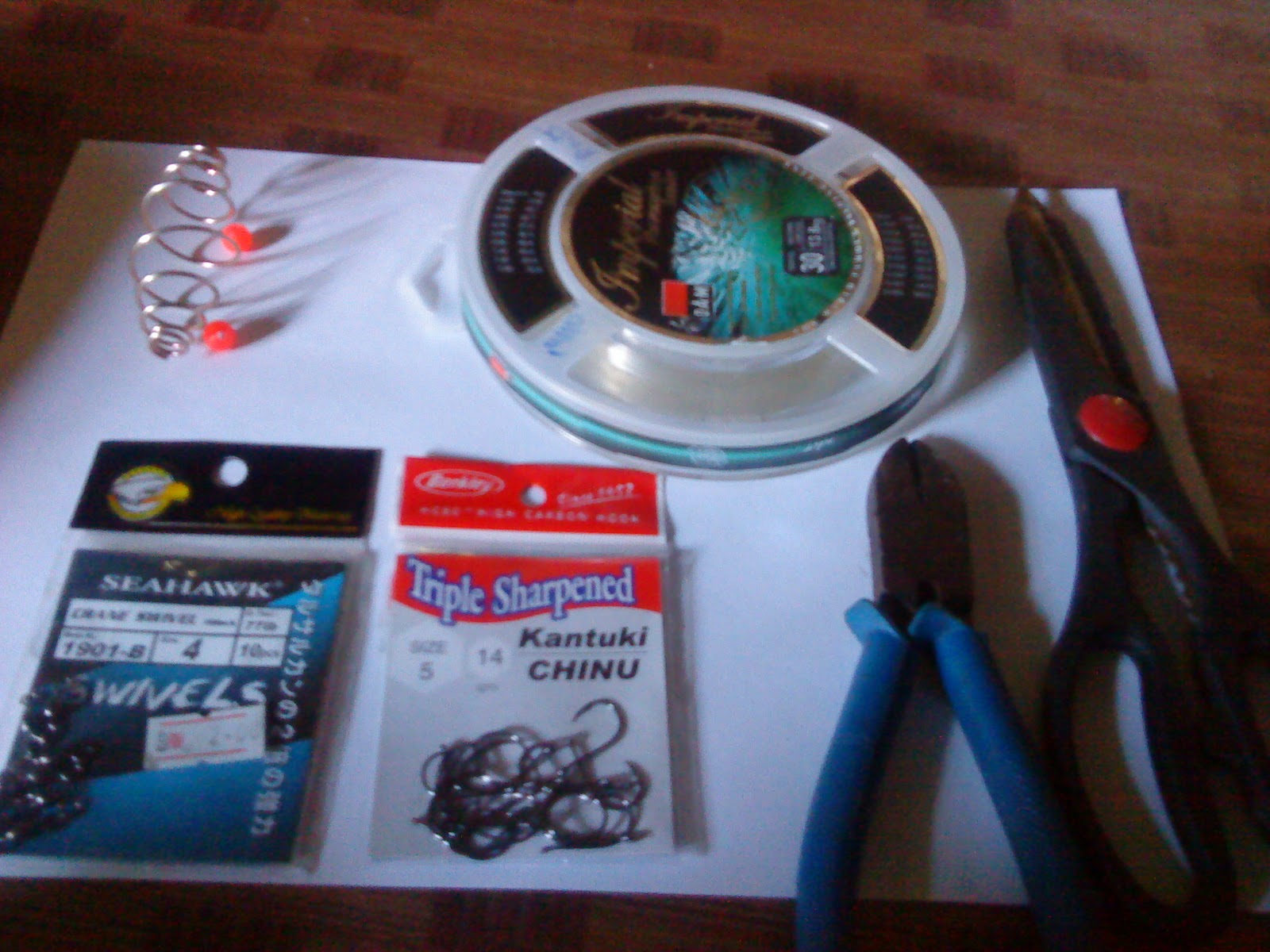 blog pemancing professional: jom buat perambut spring