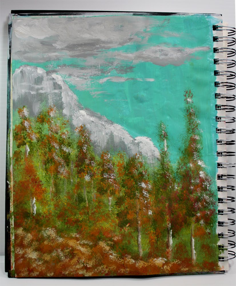 Inspired and Unscripted: My Art Journal - Me and Landscape