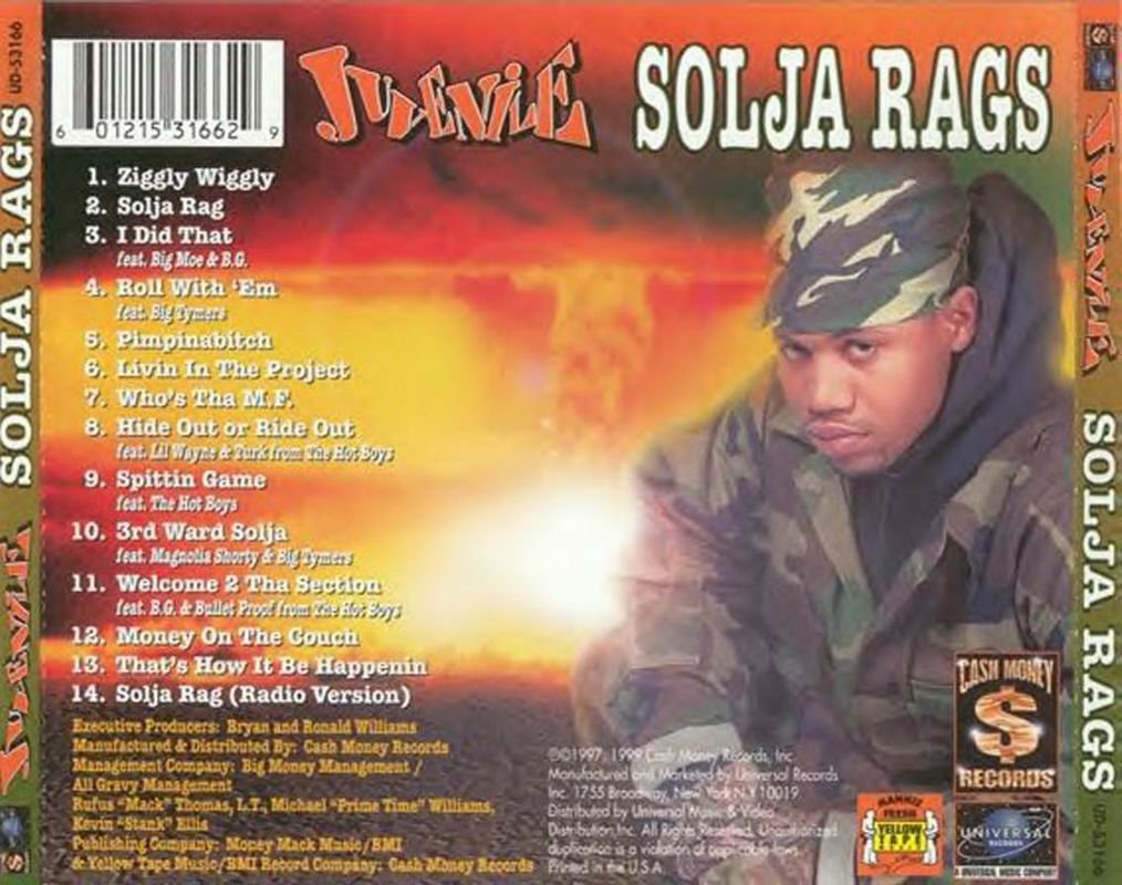 CHOPPER BULLETS: JUVENILE - SOLJA RAGS