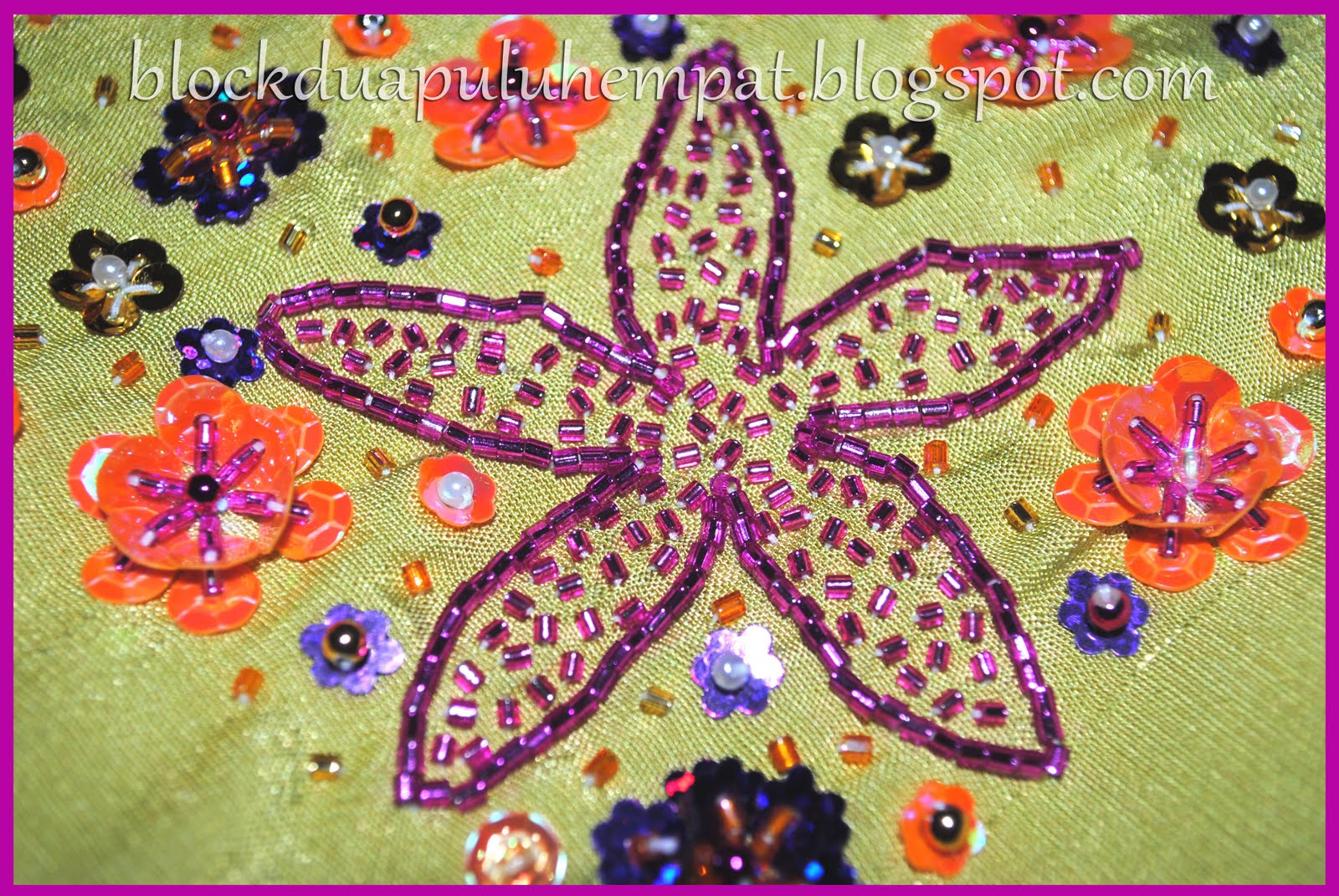 Jahitan manik yang indah bermula dari hati...: