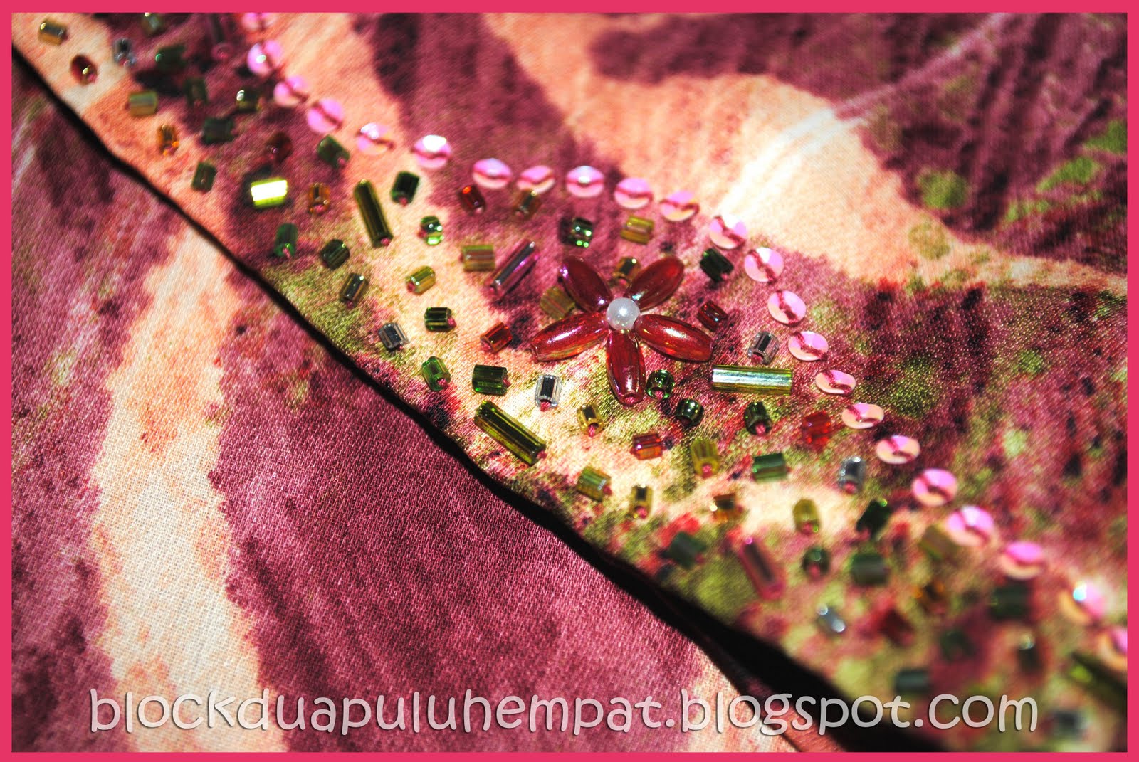 Jahitan manik yang indah bermula dari hati...: