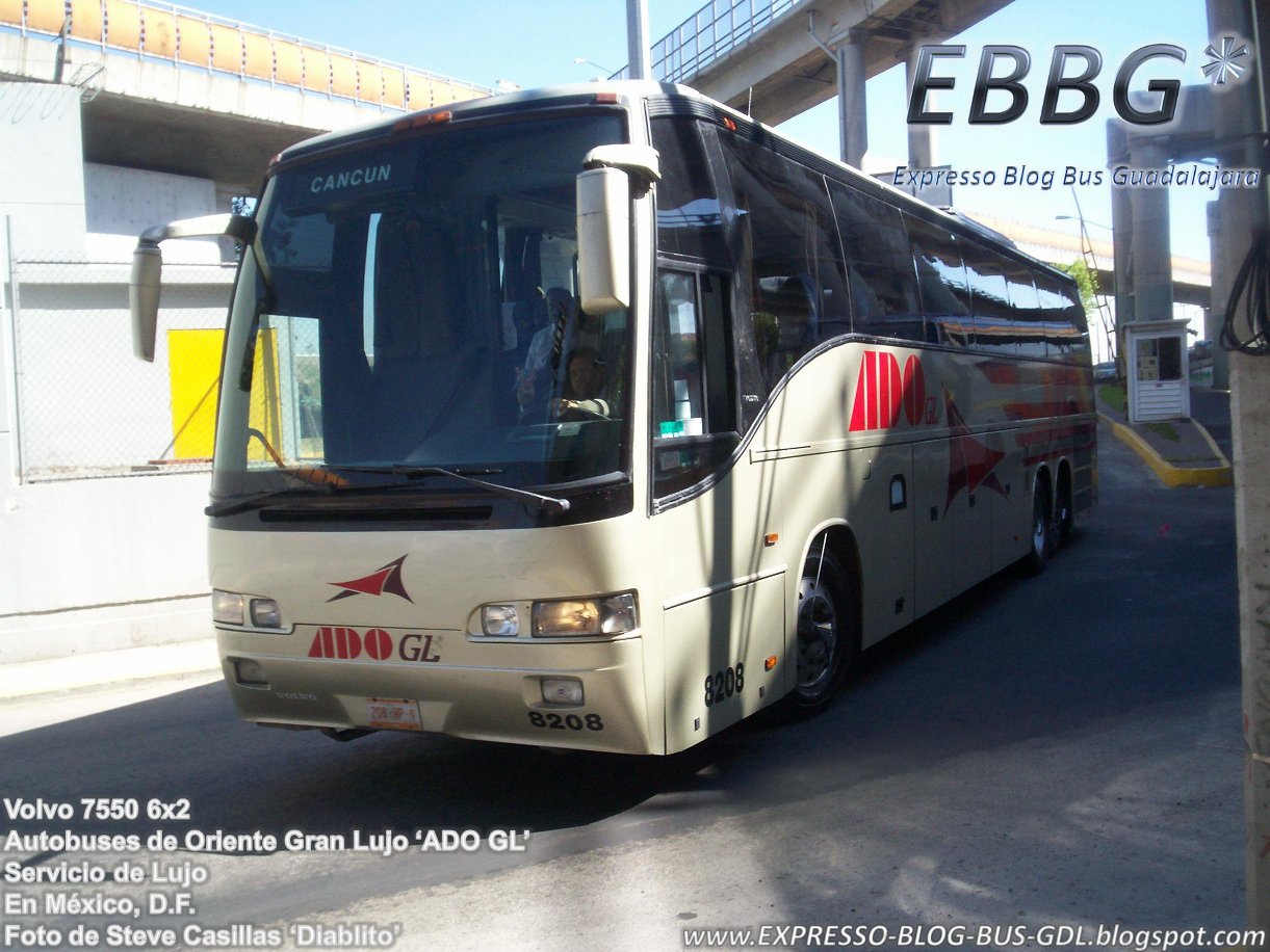 Expresso Blog Bus GDL: ADO GL Volvo 7550