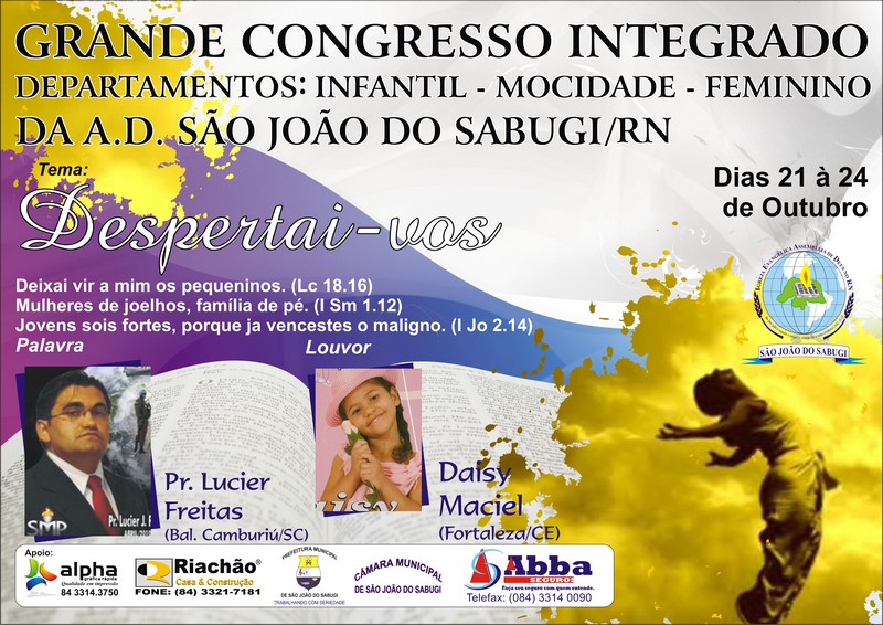 Penso e Falo: O GRANDE CONGRESSO SE APROXIMA