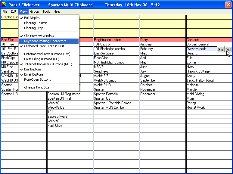 Digital Glossary: clipboard