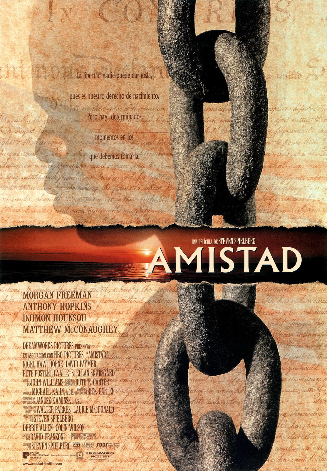 home cine dvd: AMISTAD