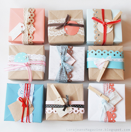 Gracie Bella Butterfly: Pretty Paper Christmas packaging