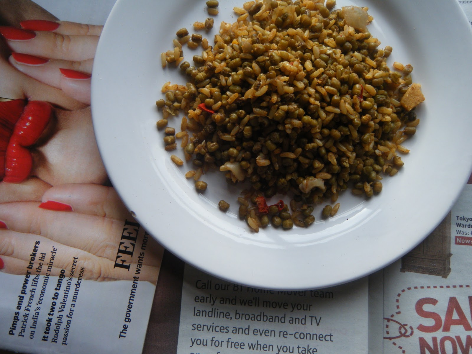 Spicy mung beans and rice - Polish Cooking - Zuza Zak