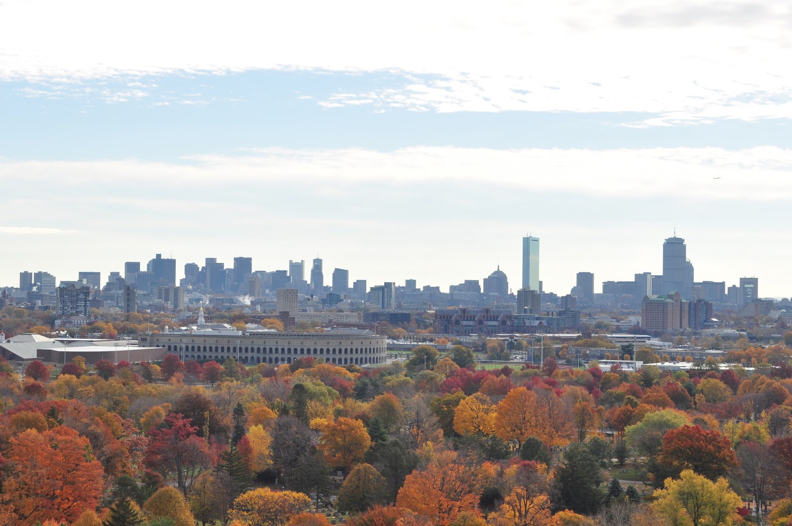 Where do you think is the best view of boston? I would say the BU ...