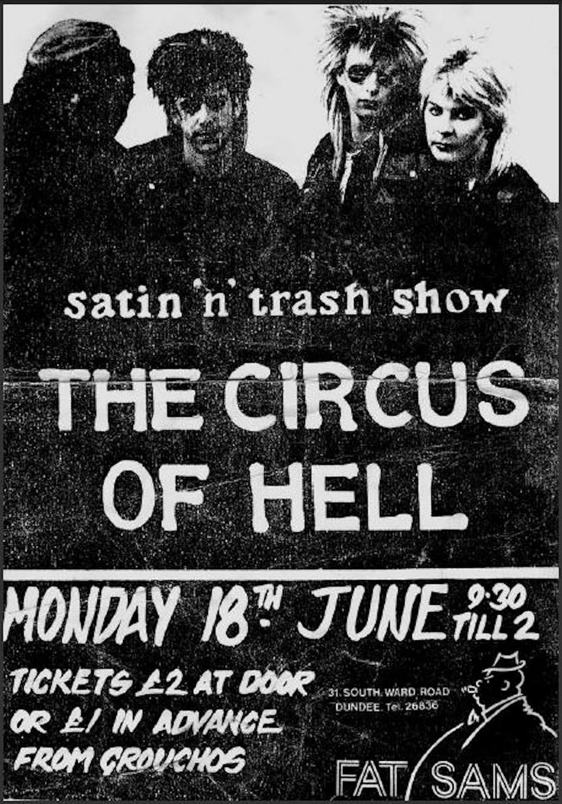 RETRO DUNDEE: FAT SAMS GIGS - 1984