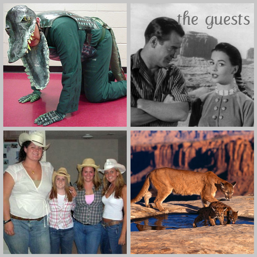 m.m. Voisin: Davy Crockett and Sally Ann Thunder Wedding