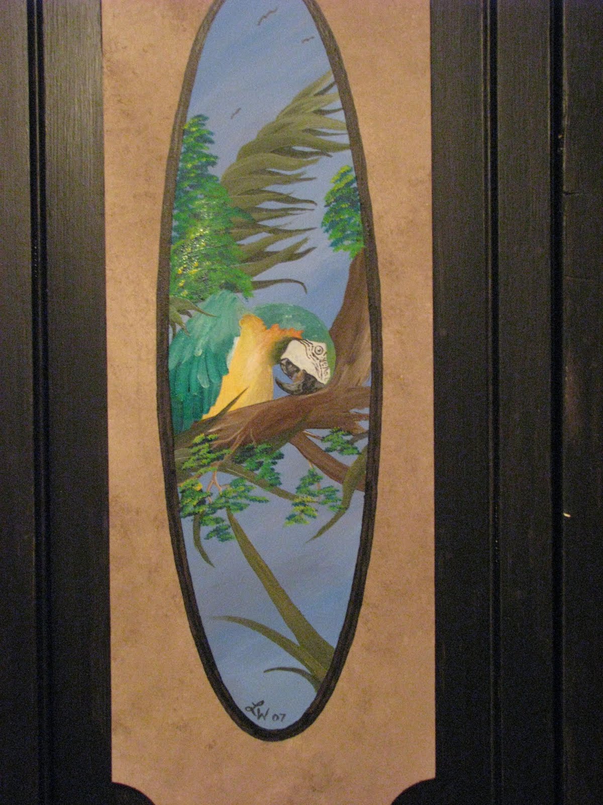 The Crafted Palette: "VISIONS OF AFRICA" Decorative Room Divider Screen