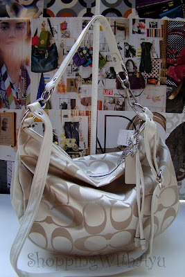 Shopping With Ayu: COACH 251 Ali Signature Large Hobo Style 13656