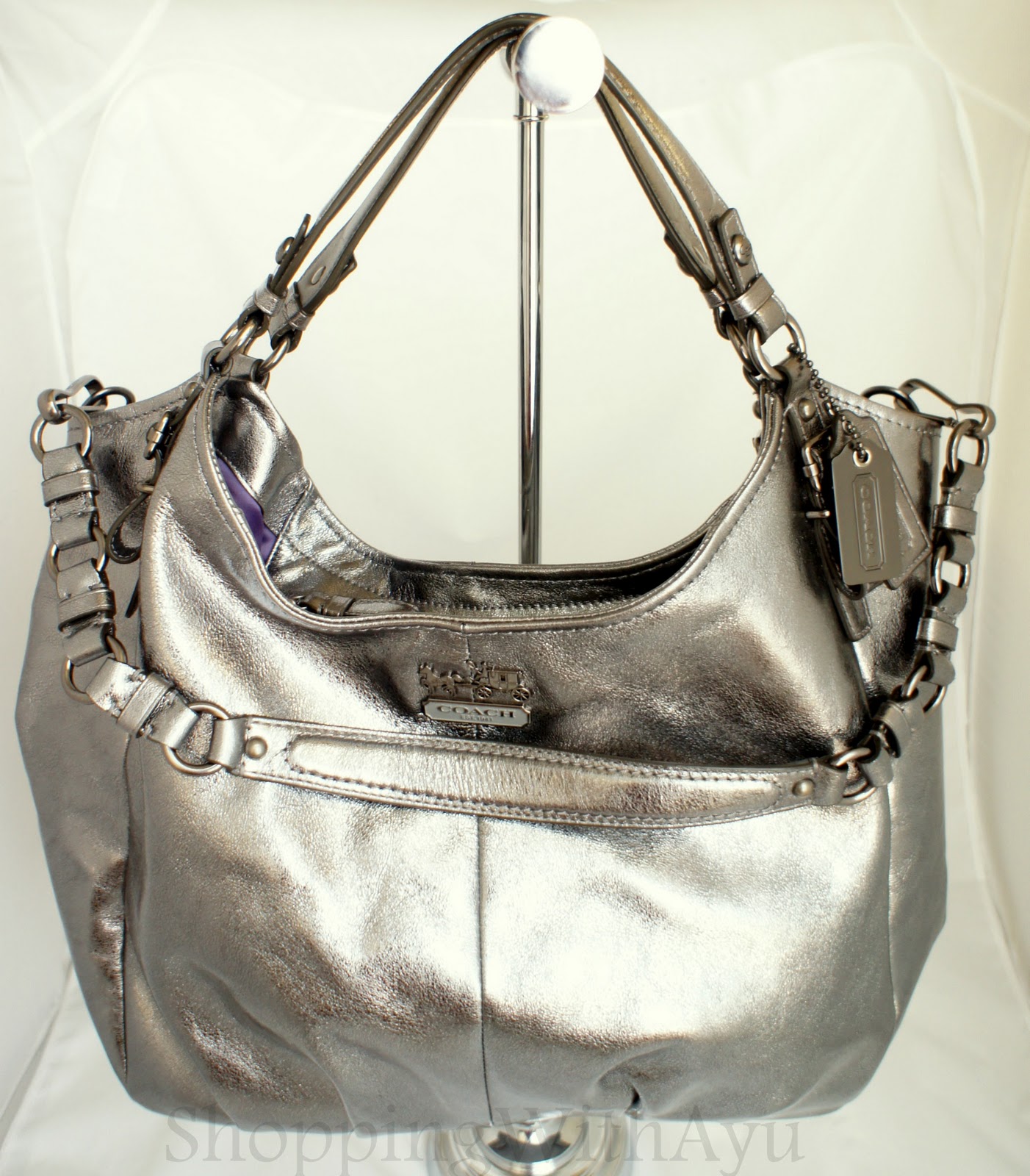 Shopping With Ayu: COACH Madison Leather Large Shoulder Bag Style 15958