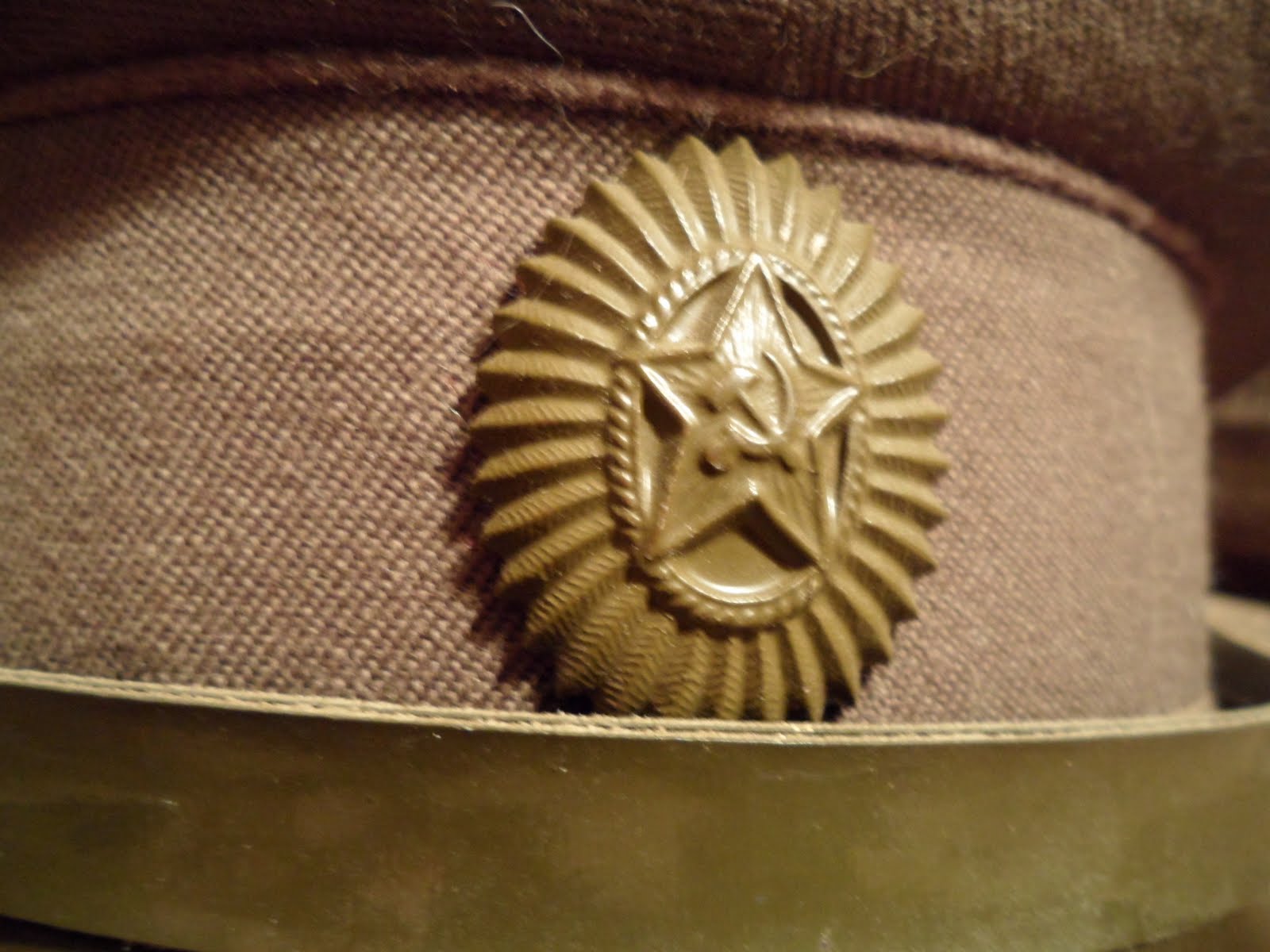 Four Bees: Soviet Army Officer Visored Field Hat