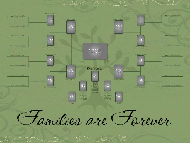 Storybooking Our Legacy: Family Pedigree Chart Template