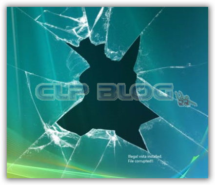 Sfondo effetto schermo rotto - Vista - CLP Blog
