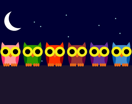 Dibujos de buhos infantiles - Imagui