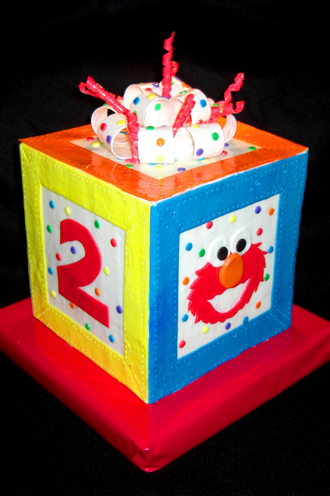Salt Cake City: Elmo Box Cake