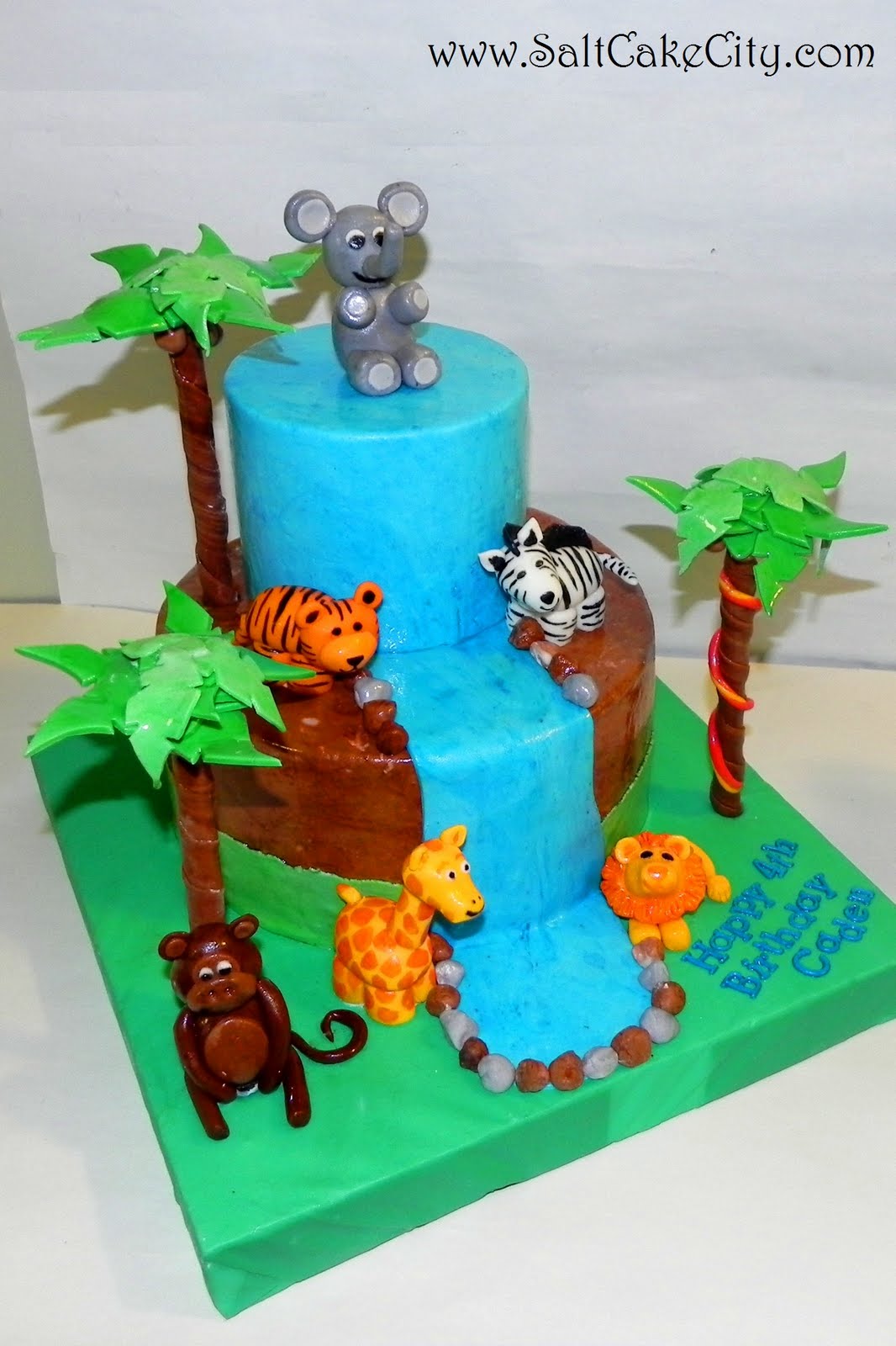 Salt Cake City: Safari Animal Cake