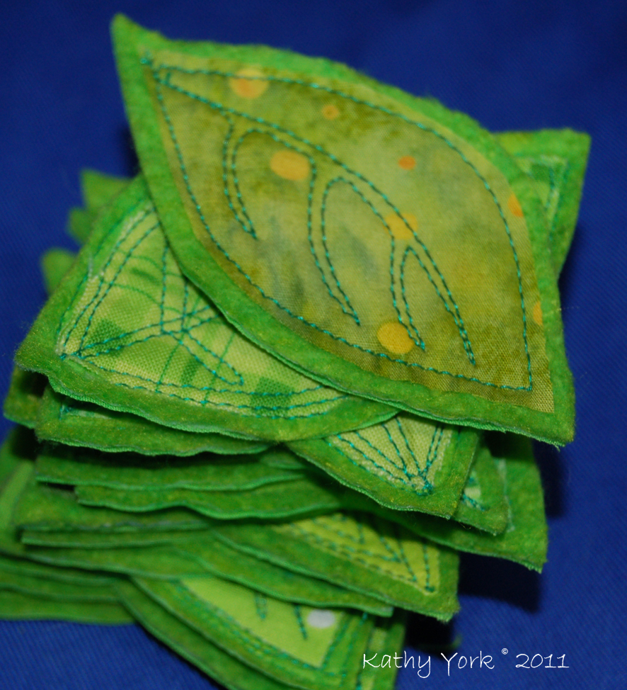 Art Quilts by Kathy York: Leaves