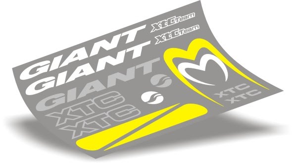 designstickers: Adesivo Bike Giant - XTC
