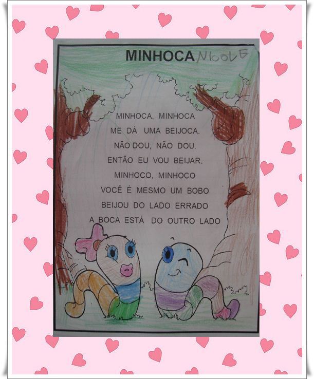 Cantando Brincando e Aprendendo...: Minhoca....